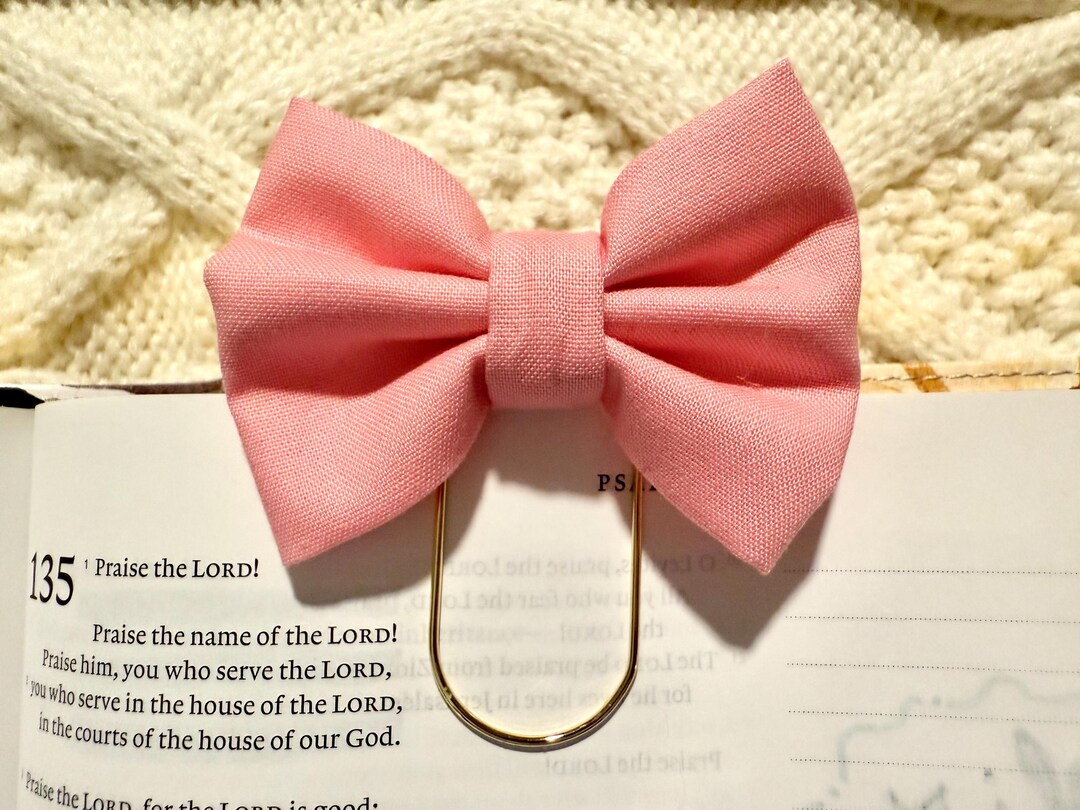 Bow Bookmark Bible Bow Bookmark for Bible Study Bookmark Teacher Gift ...