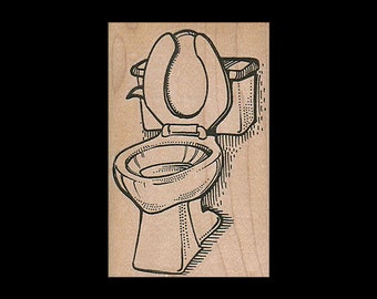 Toilet Paper Rubber Stamp - Etsy
