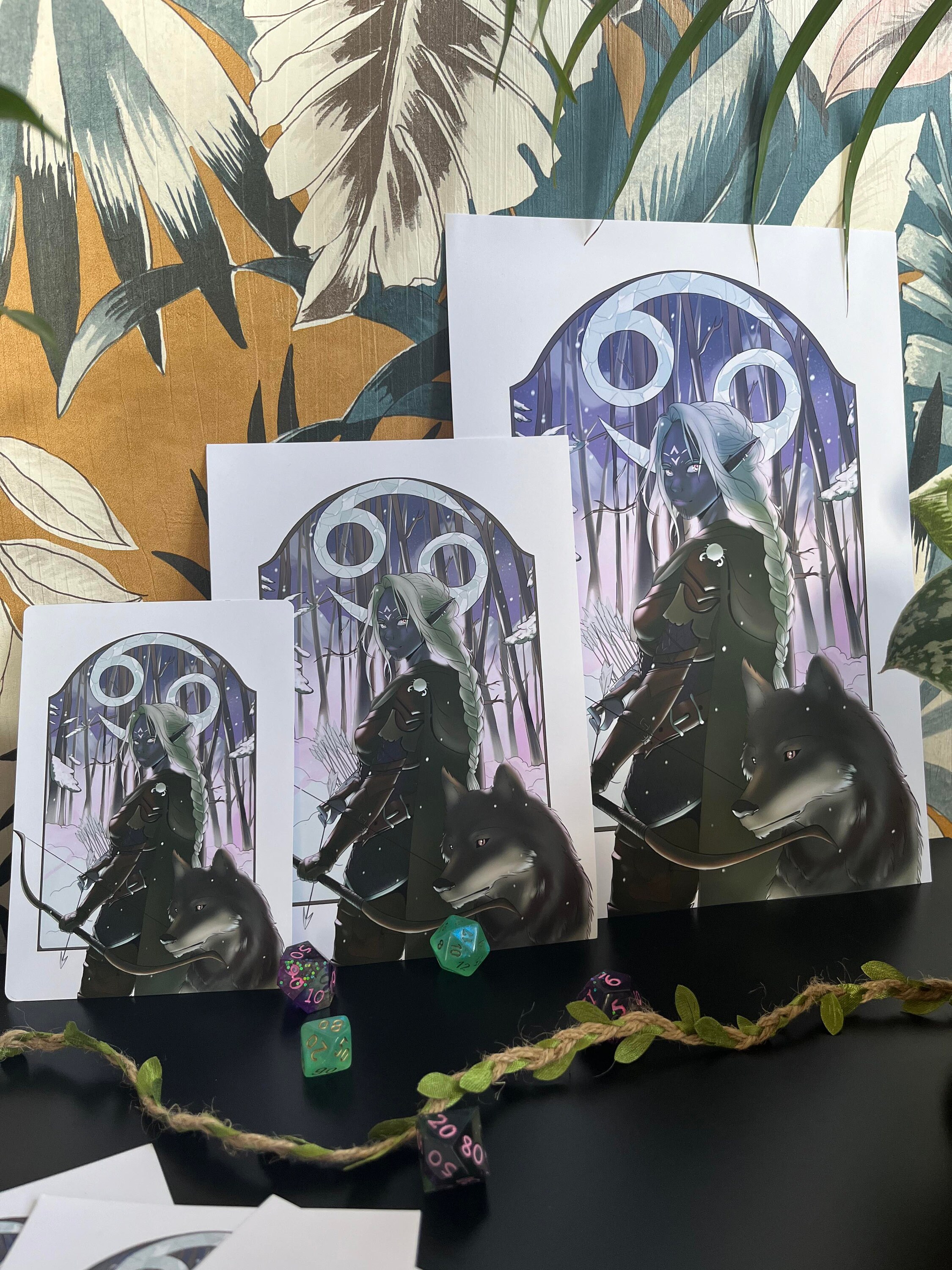 Zodiac Sign Art Cancer Print Tidy up Dnd Print Art Print Fantasy Art ...