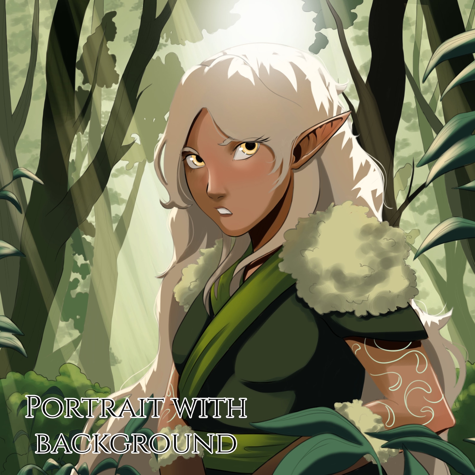 RESERVATION for Character Sheet Commission Dnd Character Design ...