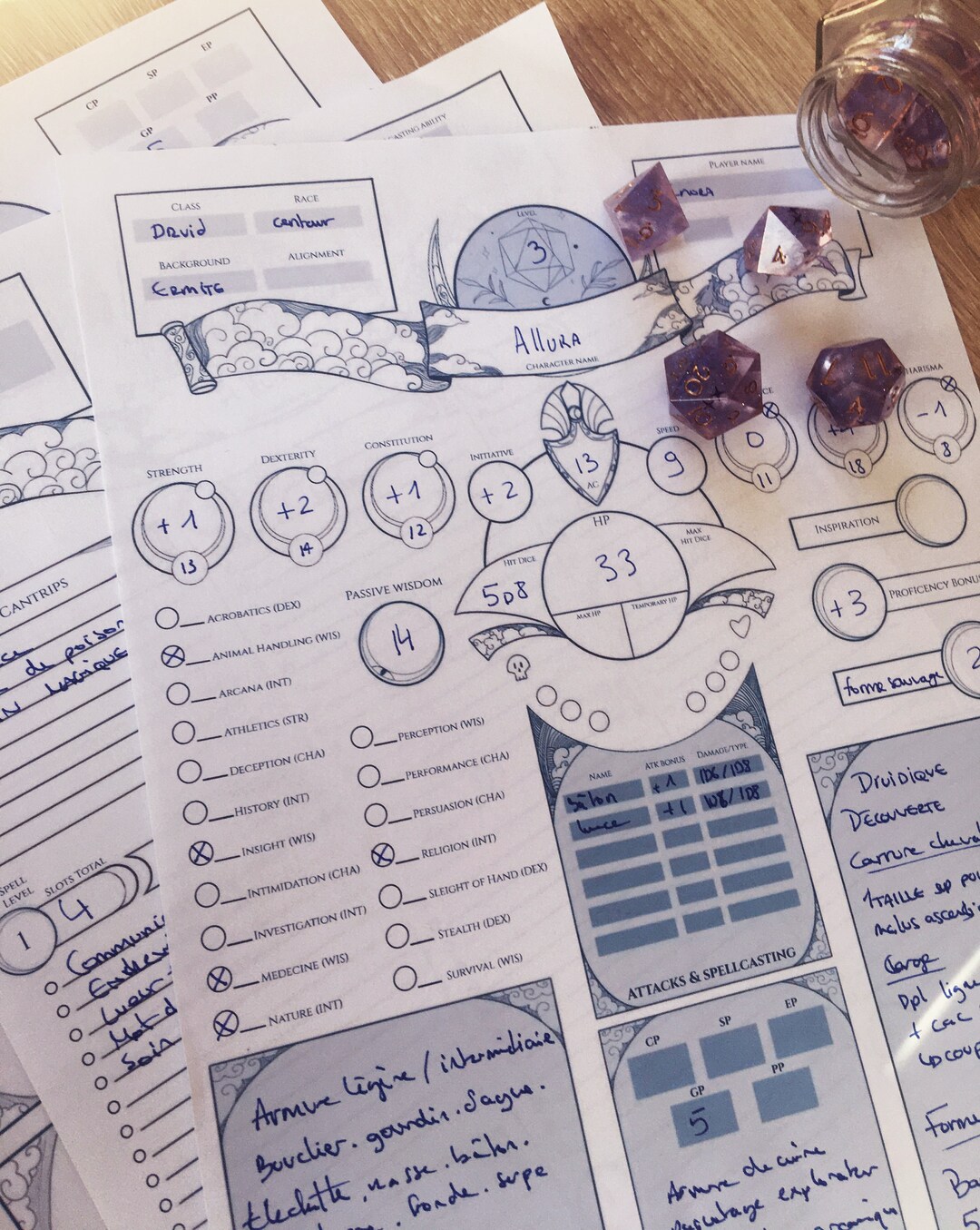 DIGITAL FILES | Character Sheets for Dungeons and Dragons | Dnd ...