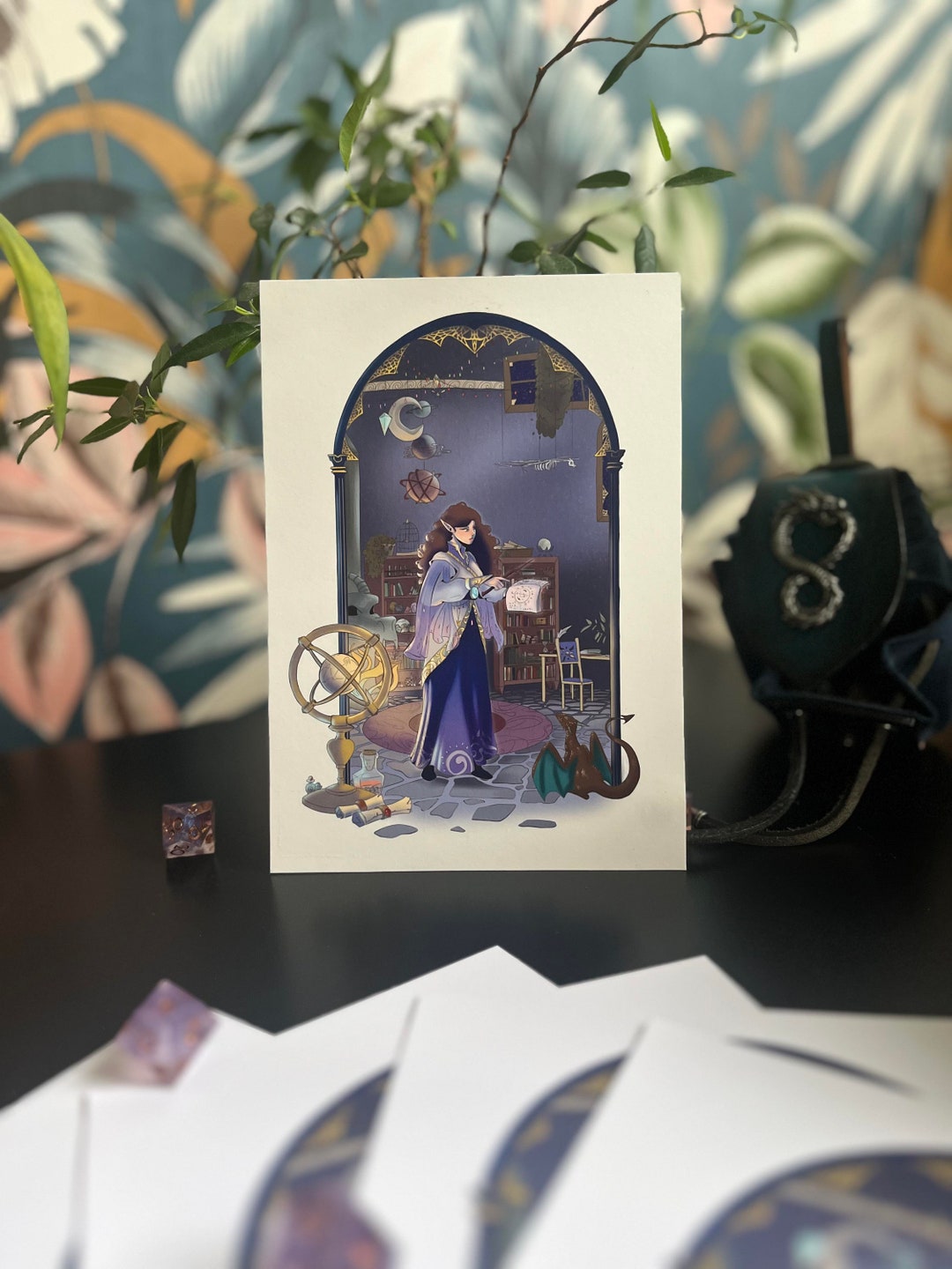 The Magician | Fantasy Print | Dnd Print |art Print | Fantasy Art - Etsy