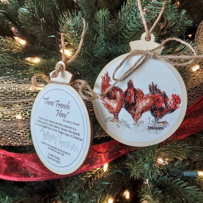 Three French Hens - Etsy
