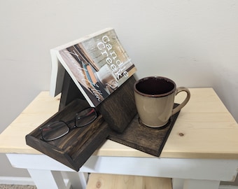 Personalized Solid, Wooden Book Rest / Book Holder / Book Valet ...