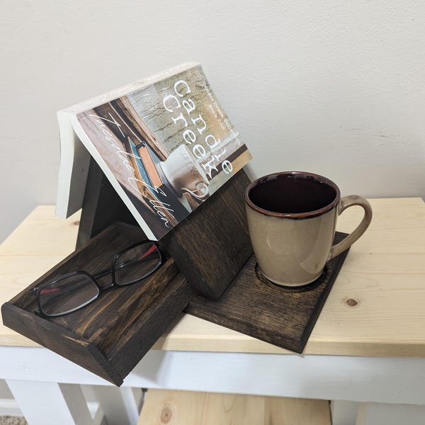 Wood Book Rest Stand - Etsy