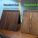 Reclaimed Wood Book Stand: Rustic Nightstand Page Holder - Etsy