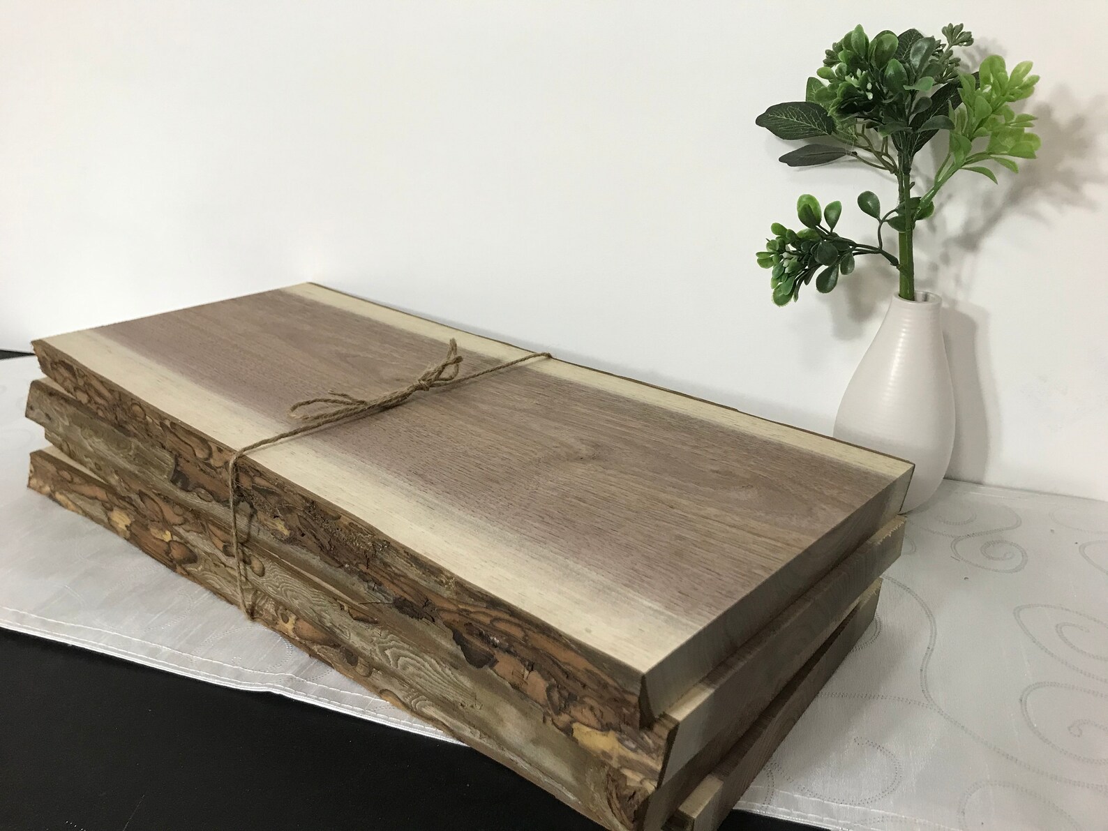 Walnut Live Edge Personalized Cutting Boards Make Your Own Unfinished ...