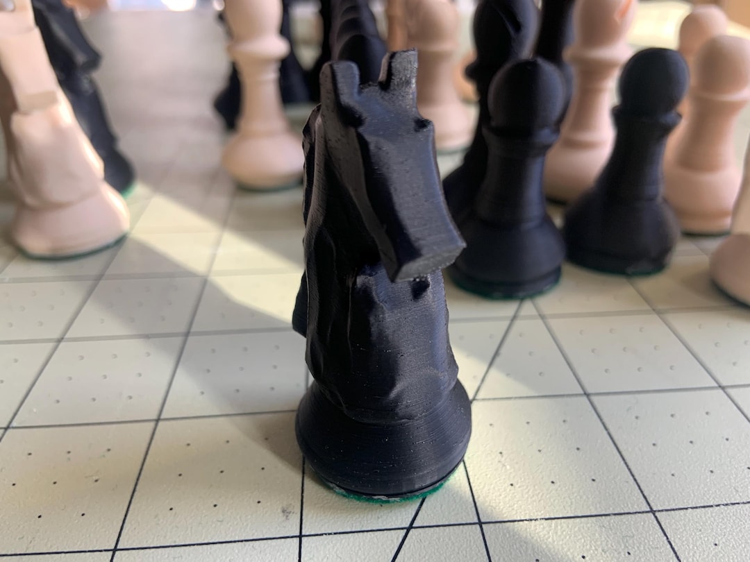 Modern Arc Series Chess Set – Designer Sculptural Game Pieces – 3D ...
