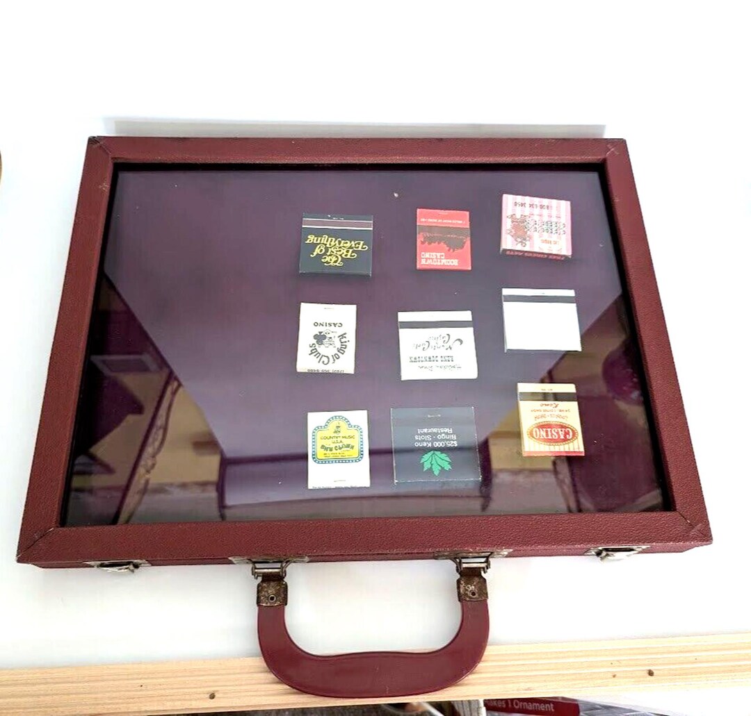 Vintage 2 Sided Carry Display Case 12 X 16 X 2 Stamps Coins Sm Jewelry ...