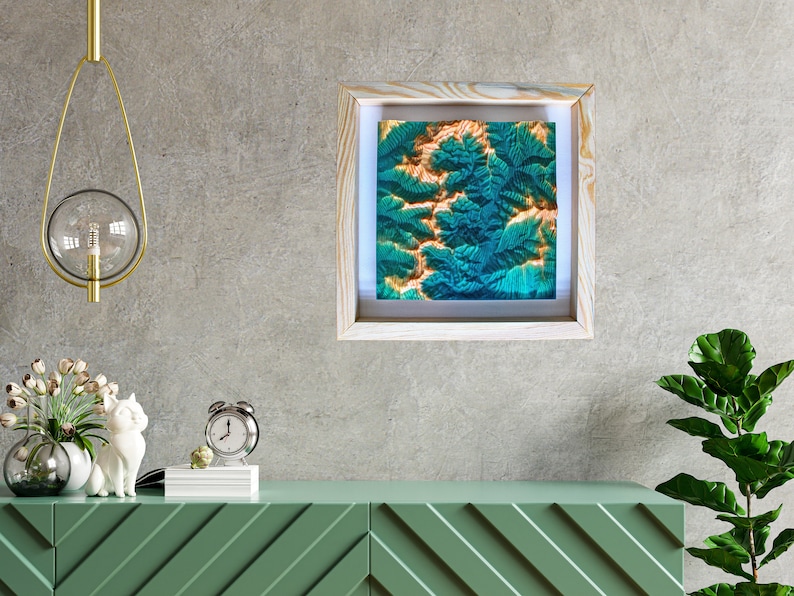 3D Map Topographic Mountain Wood and Resin Modern Wall Art - Etsy