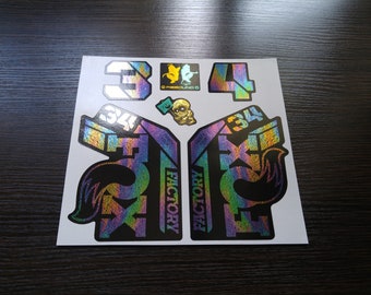 Fox 34 Rhythm Decals Stickers - Etsy