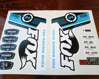 Fork Fox 34 Stickers - Etsy