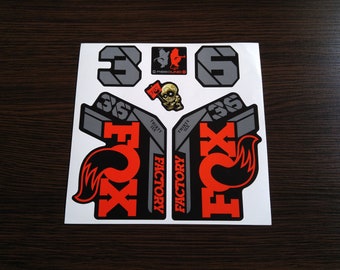 Fox 36 Decals - Etsy