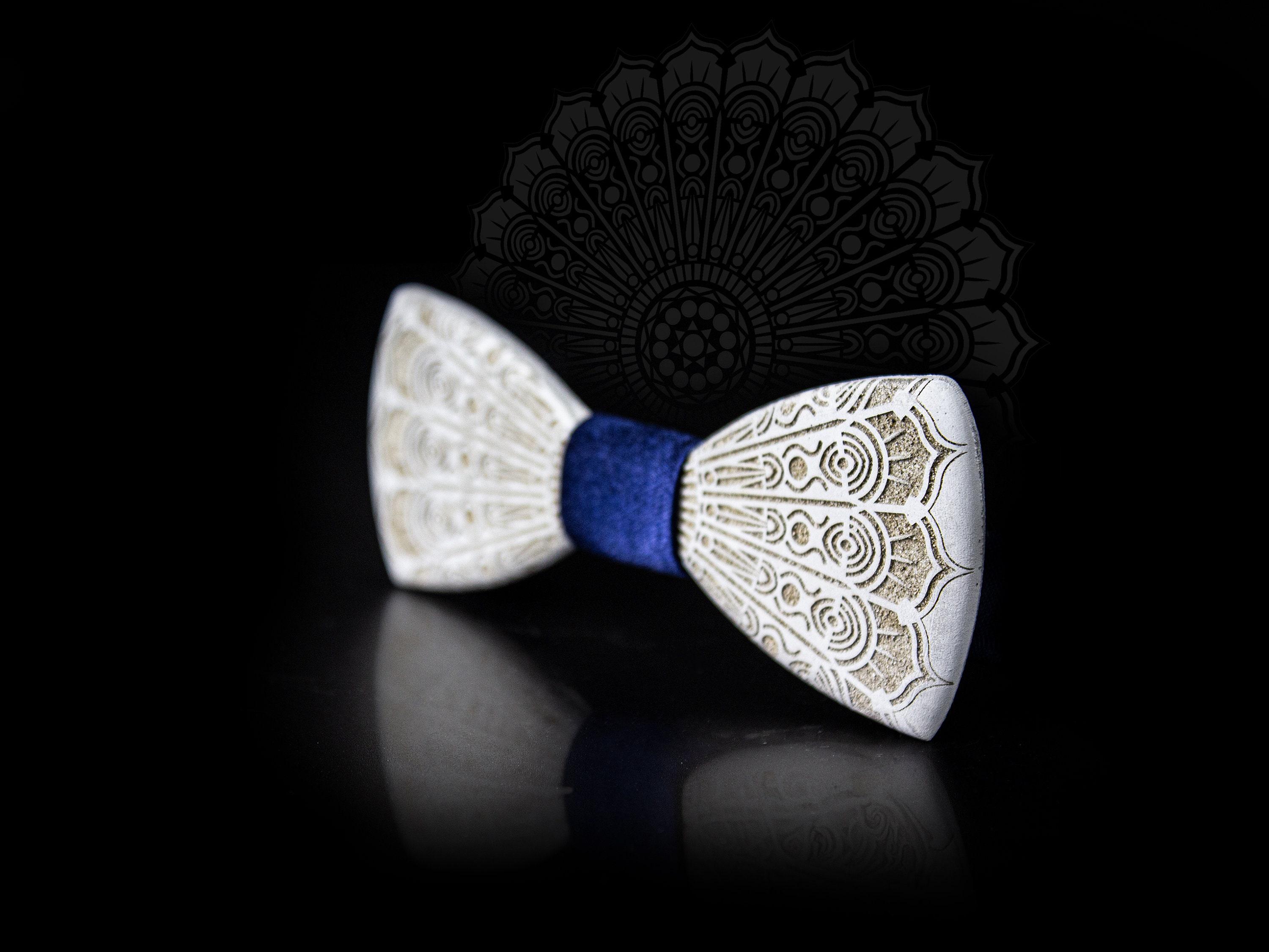 Mandala 01 Concrete Bowtie the Best Gift for Him is Personalized Gifts. Unique Gift for ...