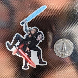 Reylo Clear Vinyl Sticker - Etsy