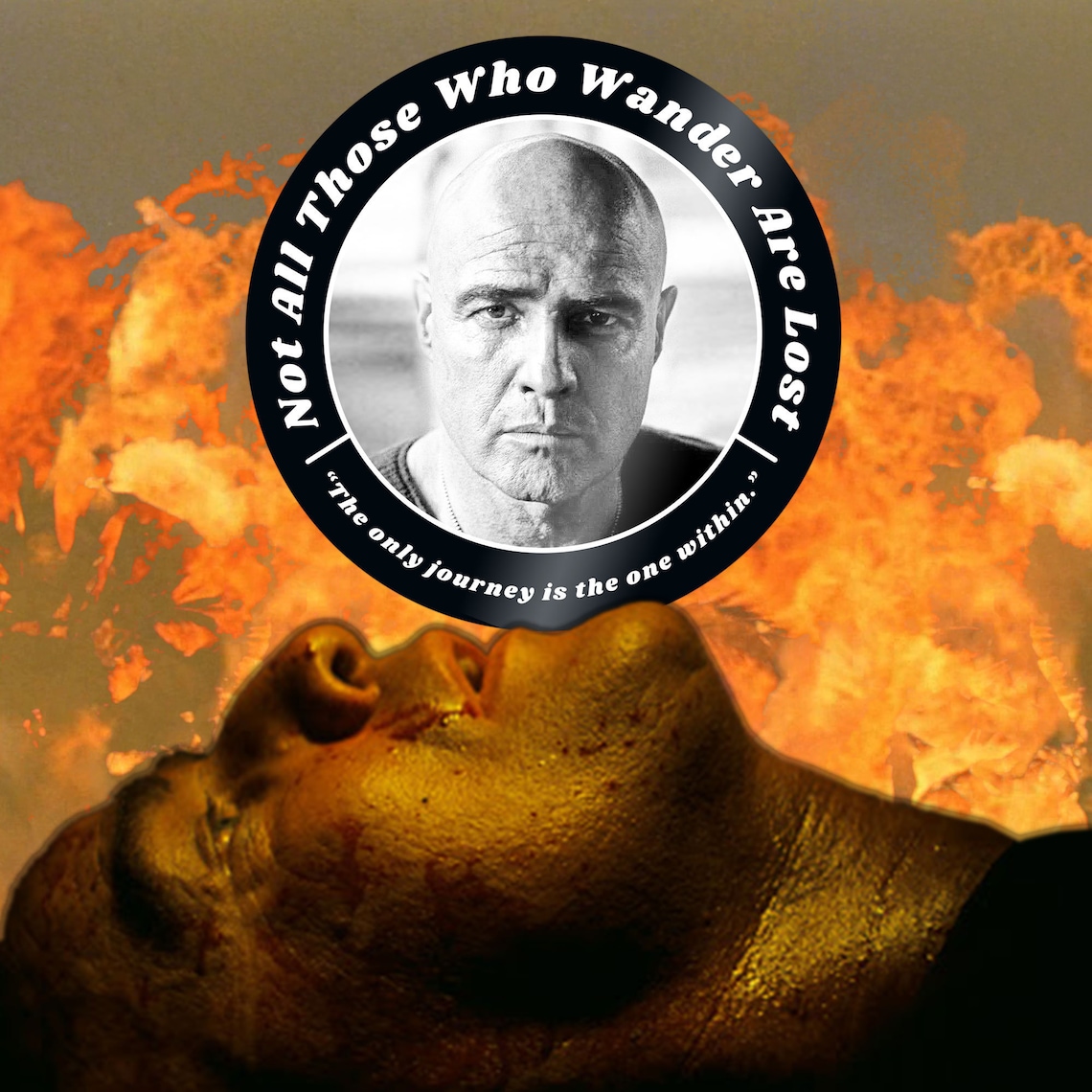 Colonel Kurtz Apocalypse Now Not All Those Who Wander Are - Etsy UK