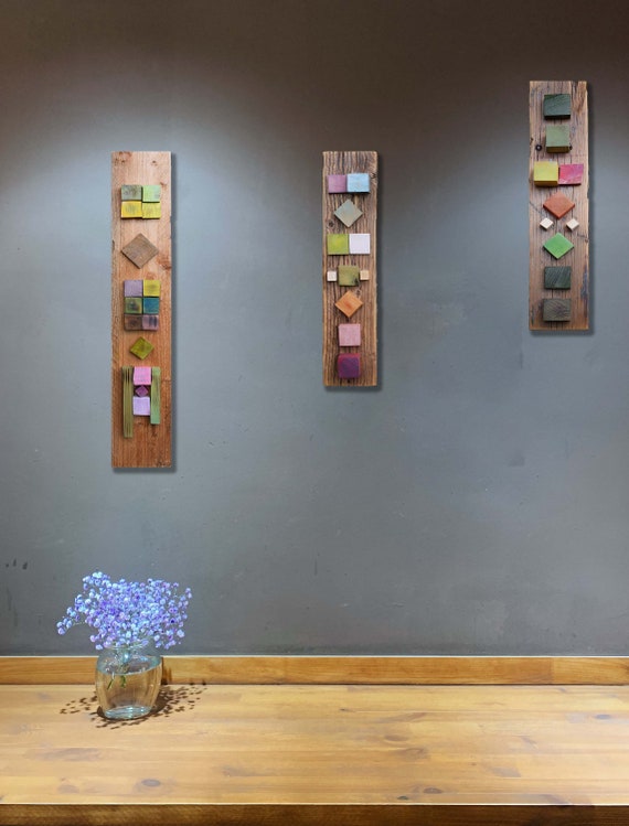 Wall Wood Hanging Optical Message 2 Beach Wooden Wall Art - Etsy