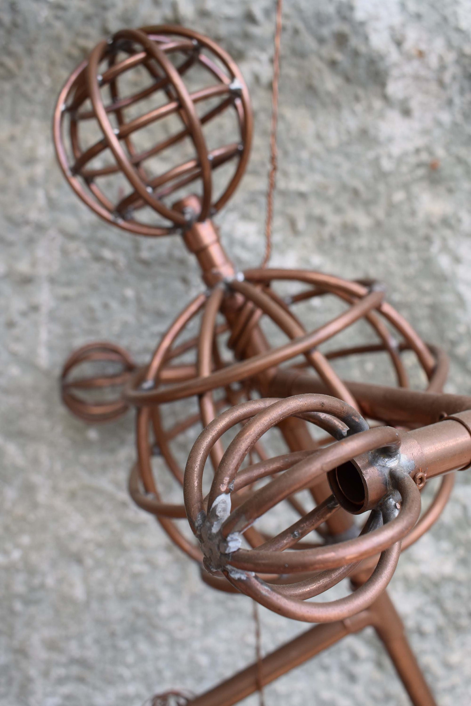 Abstract Copper Sculpture, Art Sculpture, Sculpture Art Modern ...