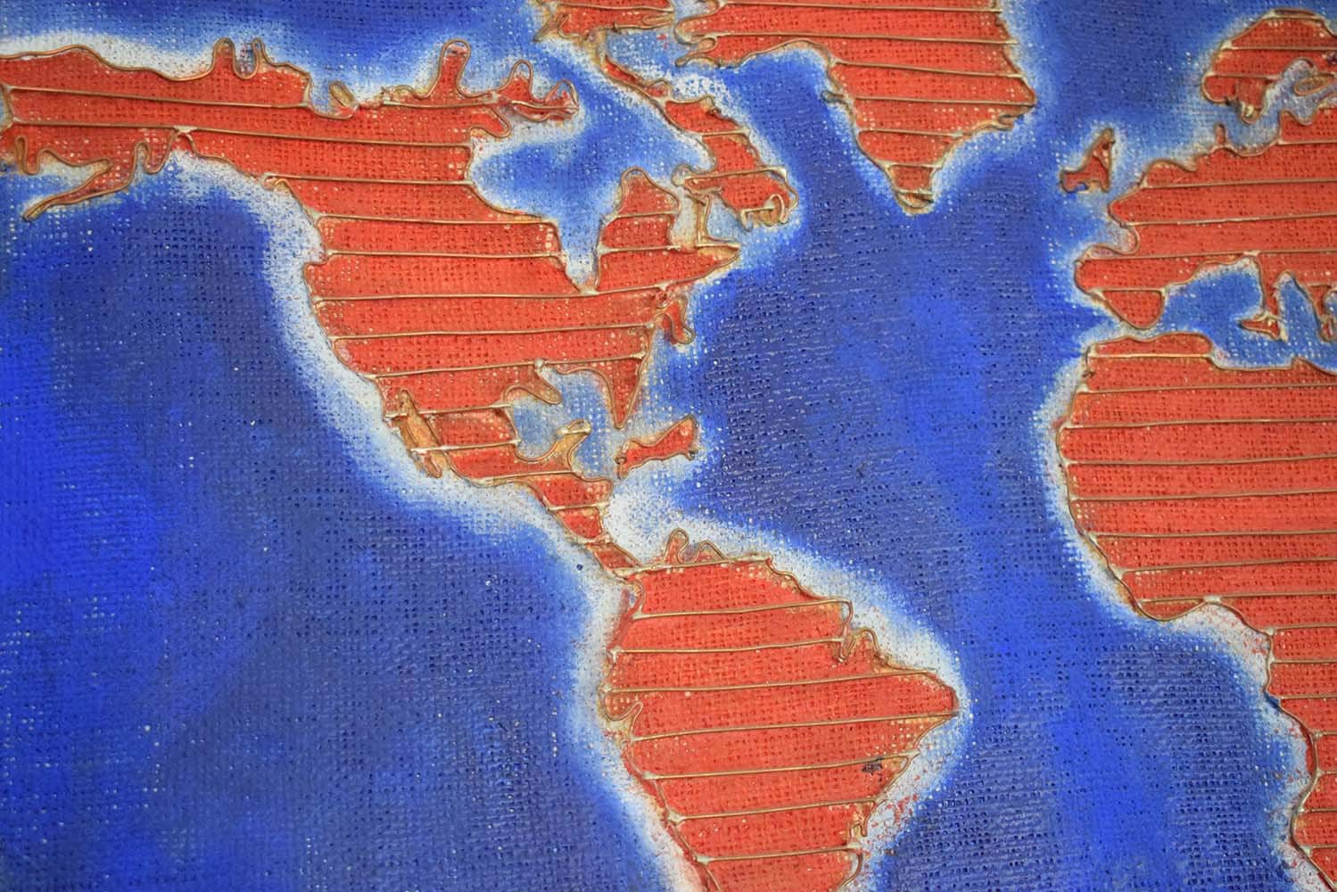 Wall Art Sculpture, 3d Map, Modern Art, 3d World Map, Sculpture Map ...