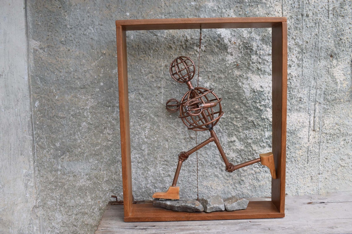 Abstract Copper Sculpture, Art Sculpture, Sculpture Art Modern ...