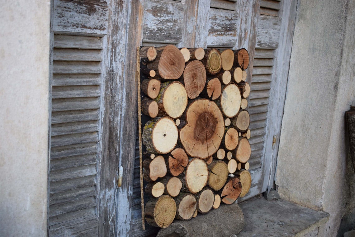 3d Wall Art, tree Trunks, Wall Decoration Ideas, Sound Diffuser Wall ...