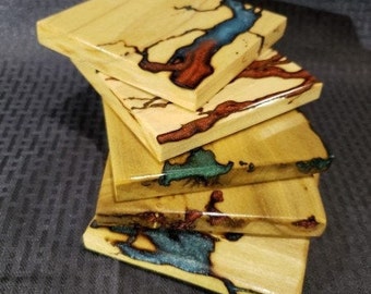 Wood Resin Inlay | Etsy