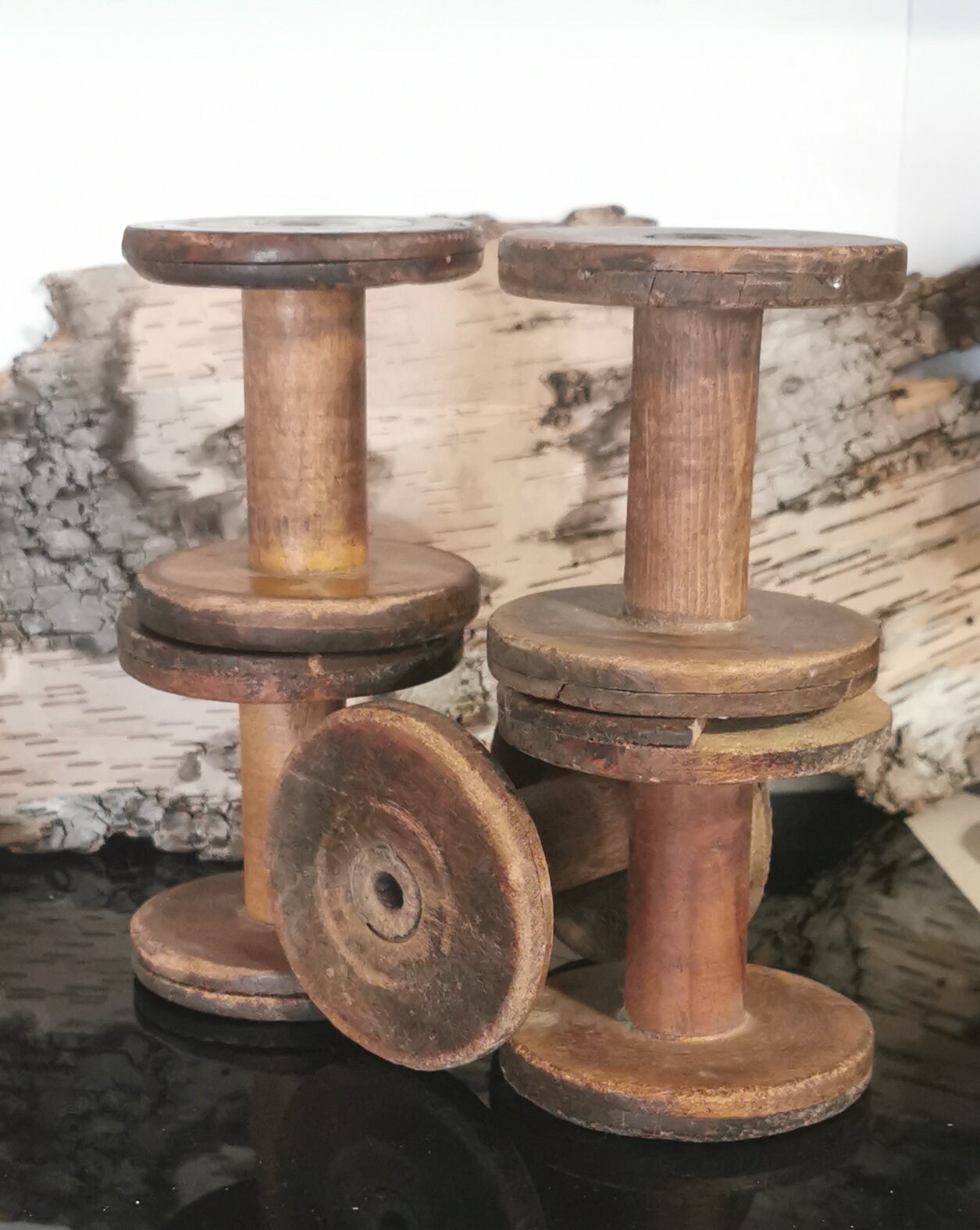 Www Vintage Wooden Spools