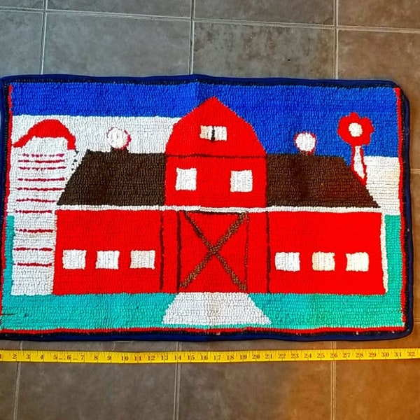Hooked Rug - Etsy