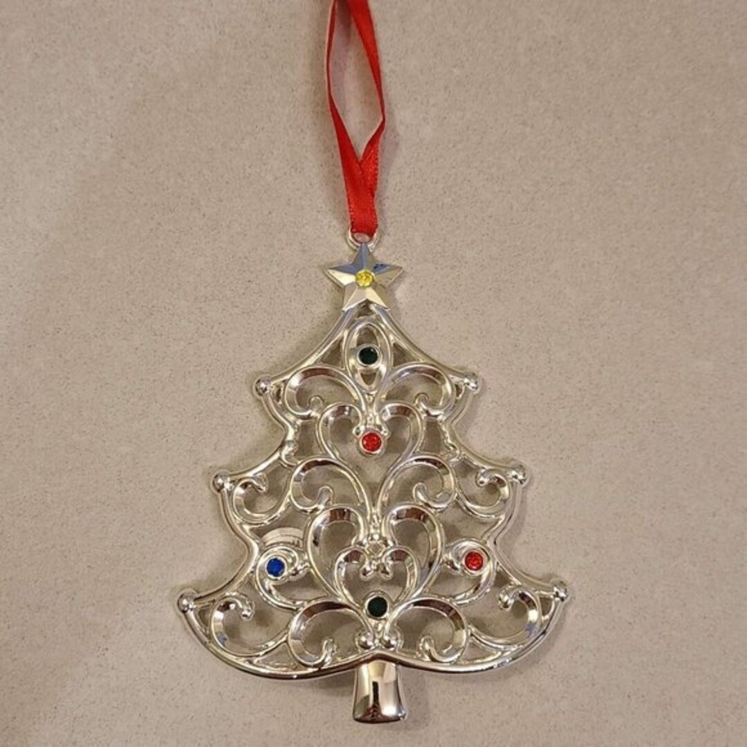 Lenox Crystal TREE Christmas Ornament, Sparkling Holiday Decor, Festive ...