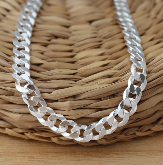 925 Sterling Silver 6mm Curb Chain Bracelet 7.5 8.0 8.5 9.0 Inches UK HALLMARKED Etsy