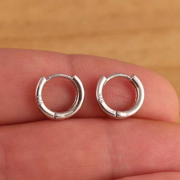 14mm Hinged Hoop Earrings - Etsy