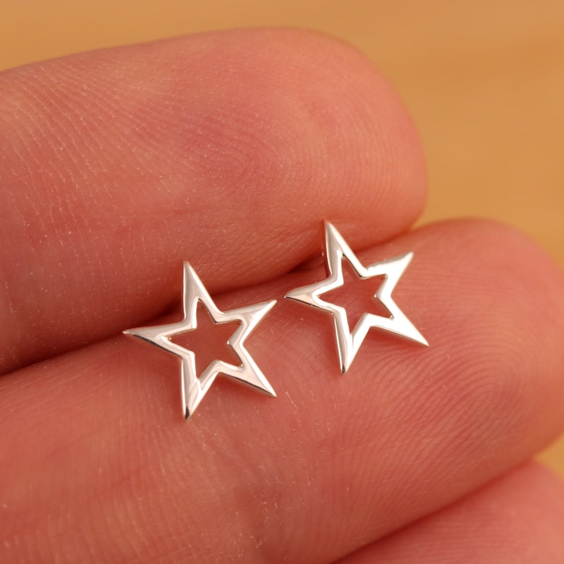 Star Earrings - Etsy