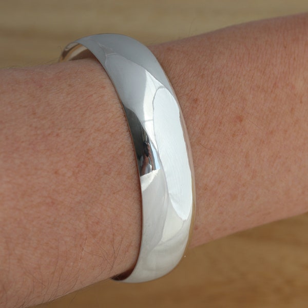 Wide Bangle Bracelet - Etsy