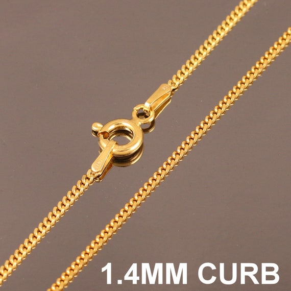 26 inch gold curb chain store