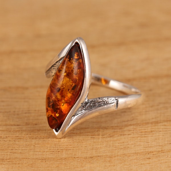 Amber Ring - Etsy