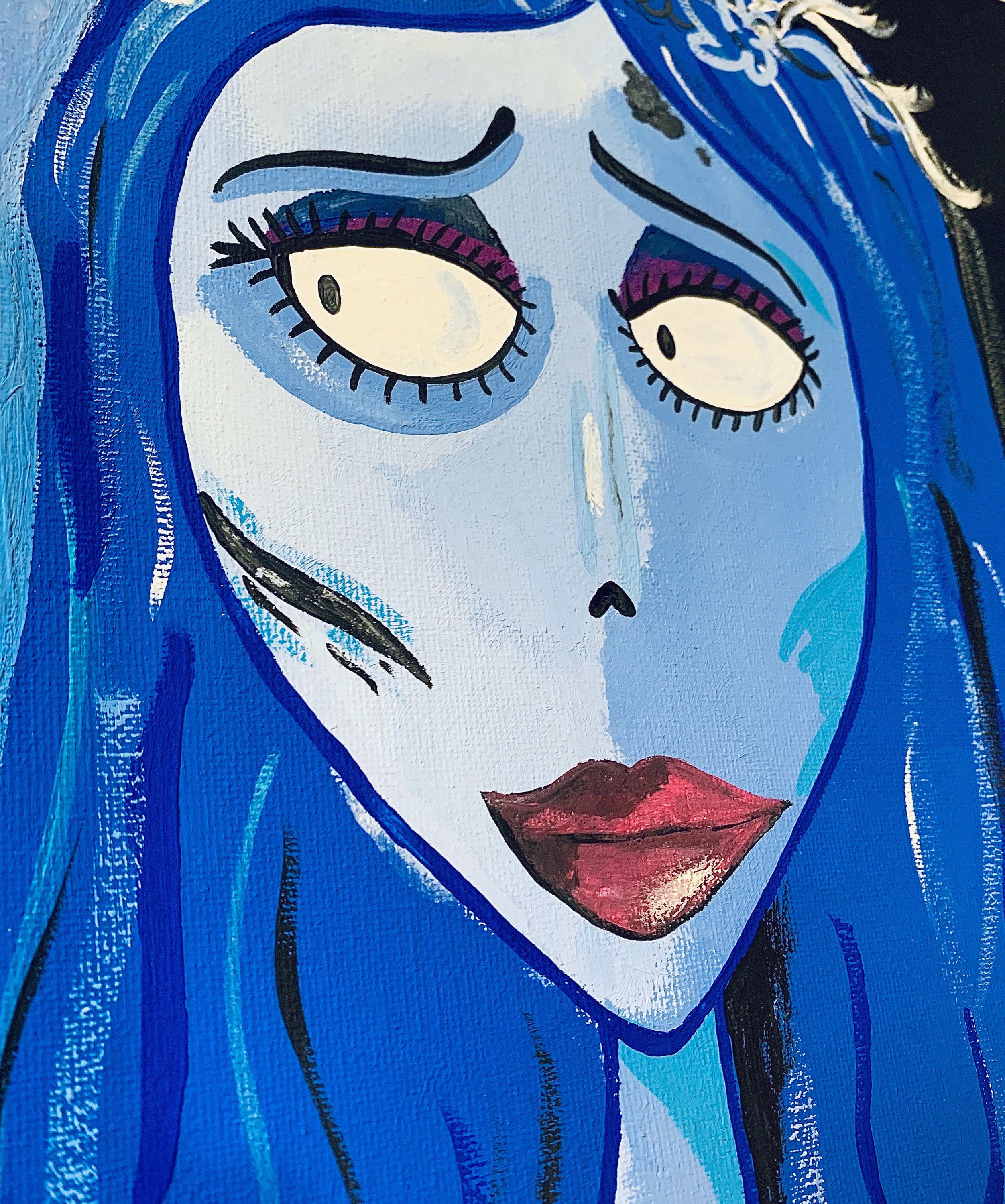 Corpse Bride Painting - Etsy
