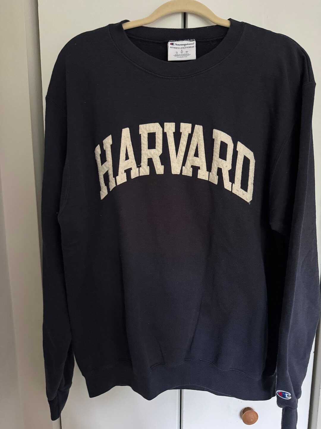 Retro Champion Harvard University Sweatshirt - Etsy