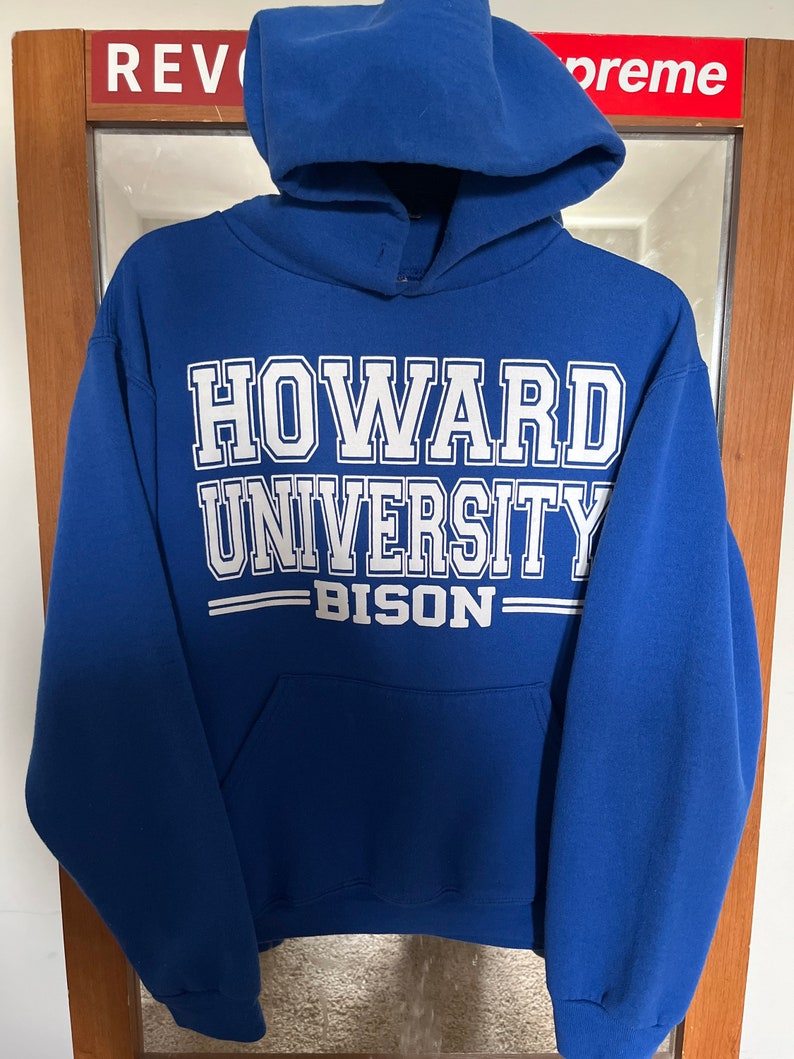 Vintage Howard University Bison Russell Athletic Hoodie - Etsy