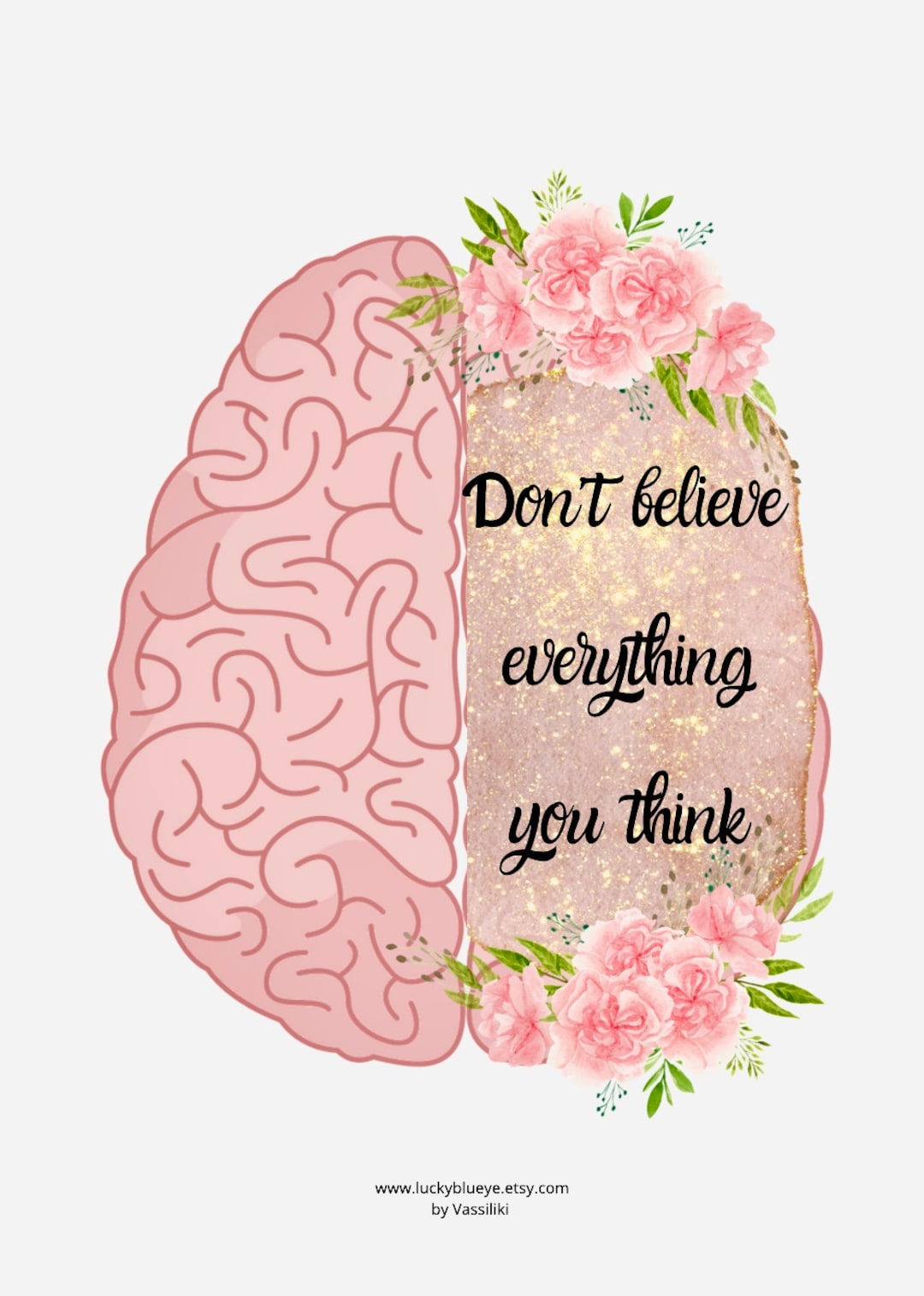 Mental Health Poster, Self Care Print, Counsellor Office Wall Decor ...