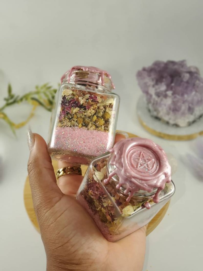 Handcrafted Self-love Spell Jar, Self-love, Self Care, Spell Jar, Rose ...
