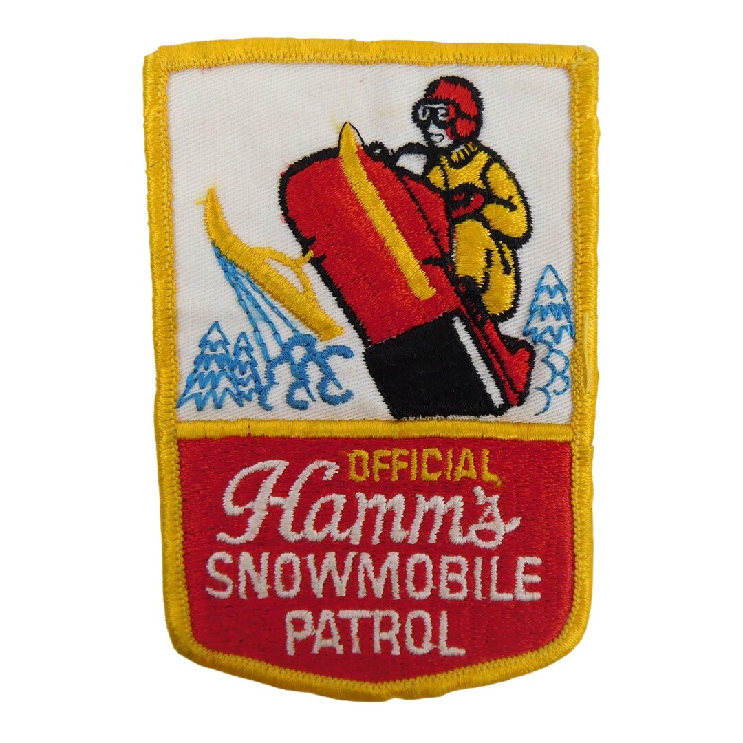 Vintage Hamm's Beer Official Snowmobile Patrol Patch 4 X 3 1970's - Etsy
