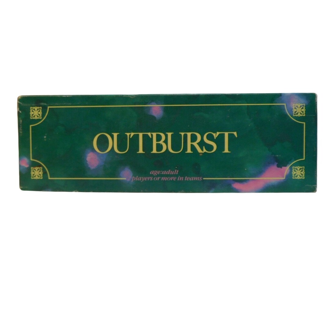 1986 Vintage Outburst Game by Herch and Company - Etsy