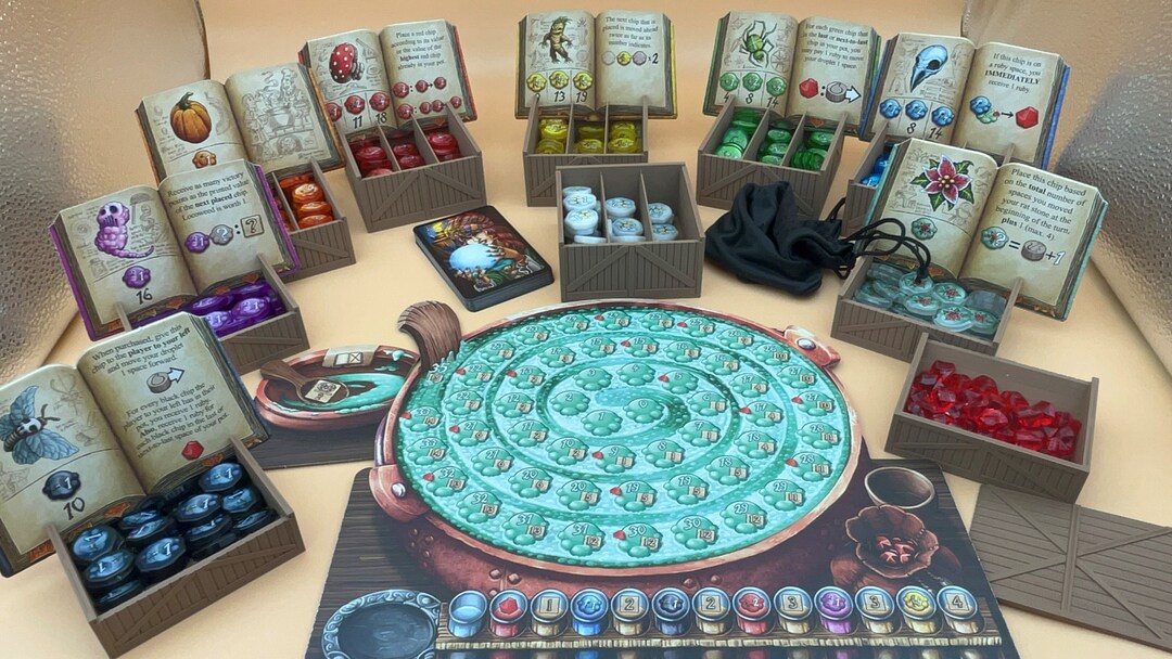 Quacks of Quedlinburg - 3d Printing Boxes for Boardgame Geek Pieces ...