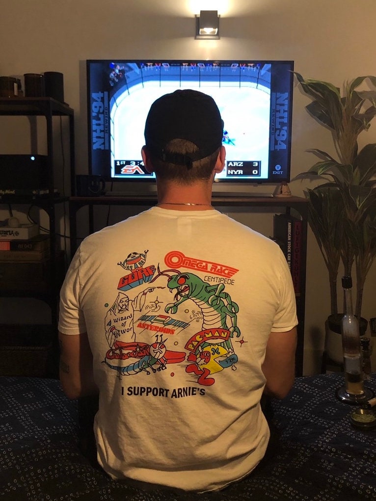 LIMITED RUN: Arnie's Place Arcade Tee Shirt From Westport - Etsy