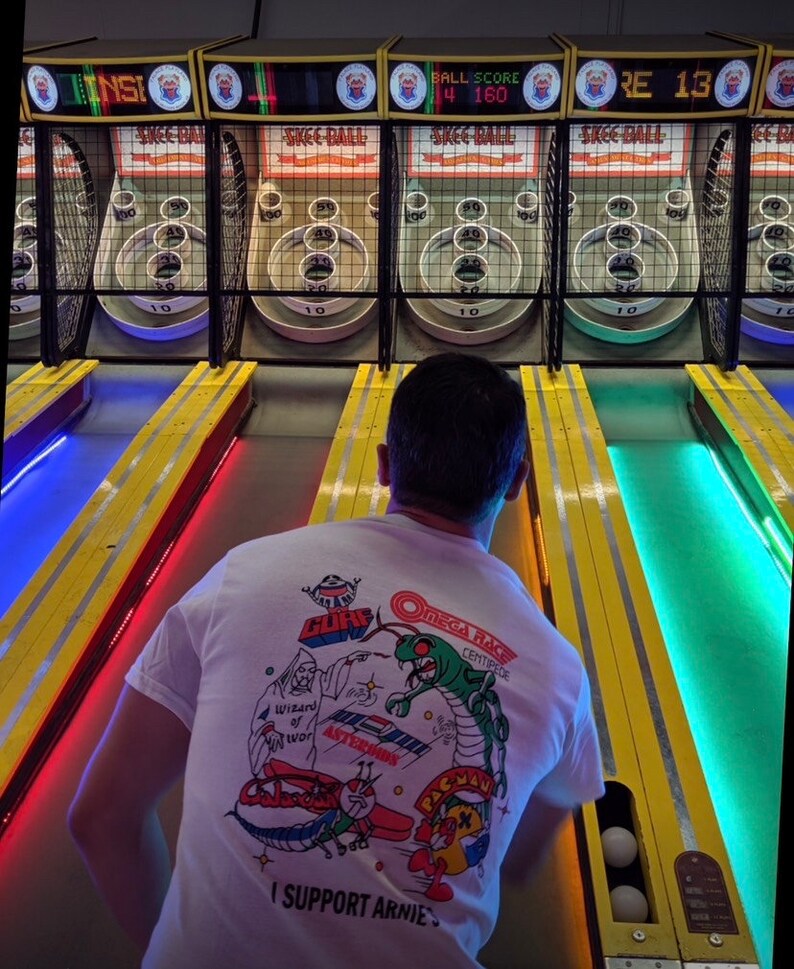LIMITED RUN: Arnie's Place Arcade Tee Shirt From Westport - Etsy