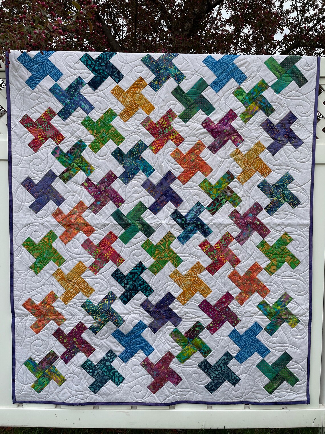 Handmade Batik Throw Sized/ Lap Patchwork Quilt 55x 67 - Etsy