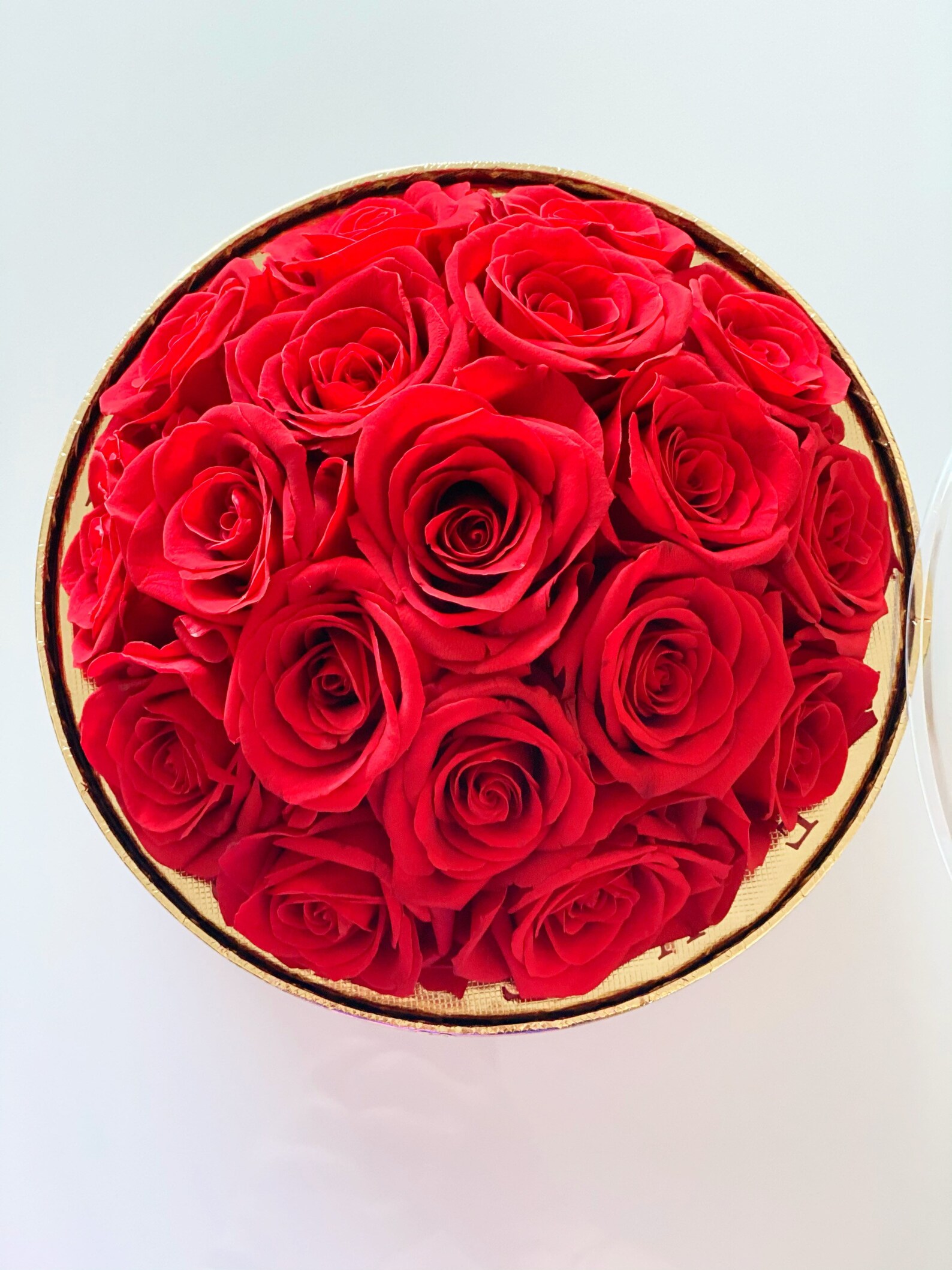 Red Roses Tresor Golden Box - Etsy