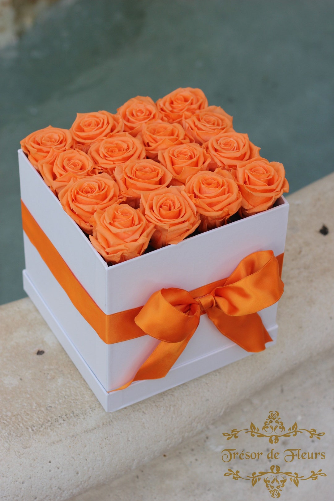 Fully Roses Squared Box - Etsy