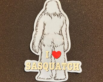 Sasquatch Sticker - Etsy