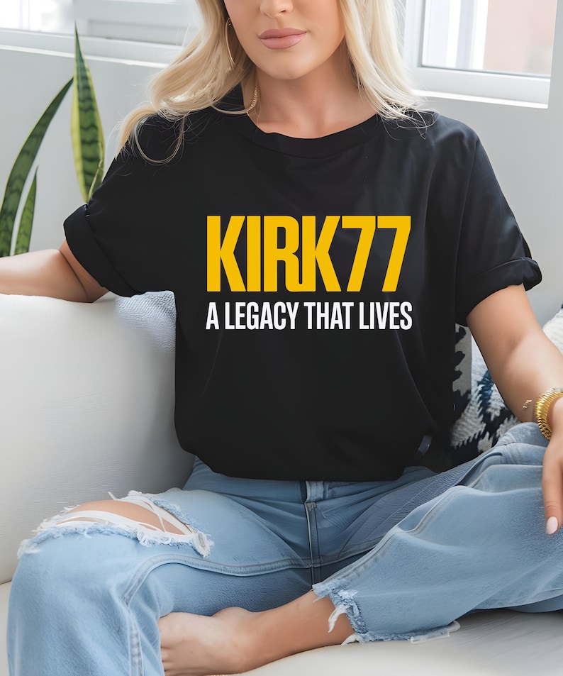 Kirk 77 A Legacy That Lives PNG SVG | I Am Charlie PNG | in Memory of Charlie Kirk Army | Never ...